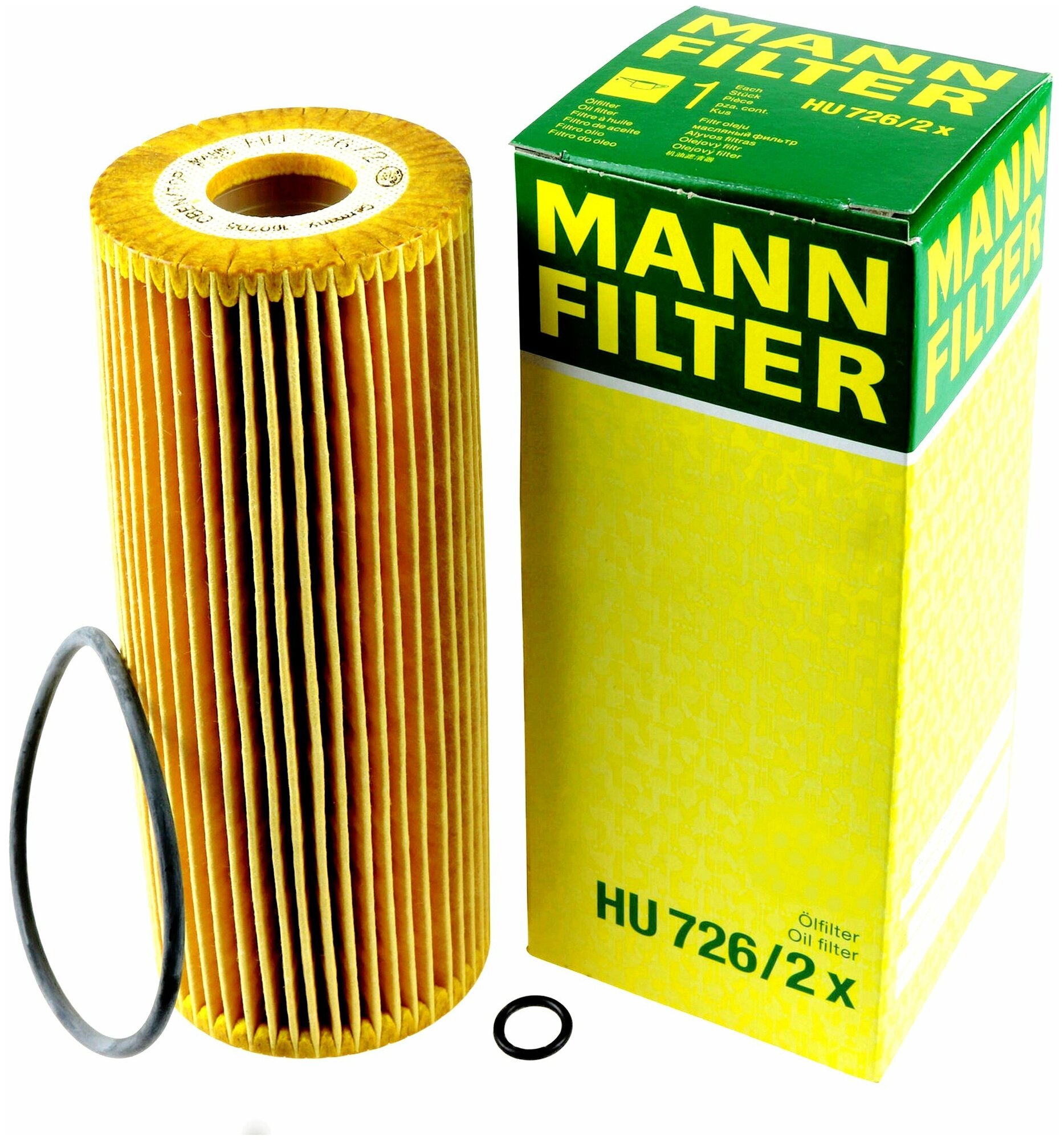Масляный фильтр MANN-FILTER HU726/2X