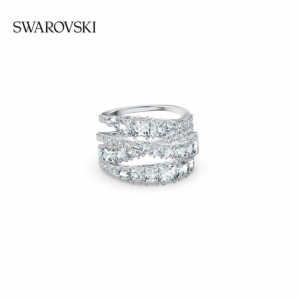 Кольцо, кристаллы Swarovski