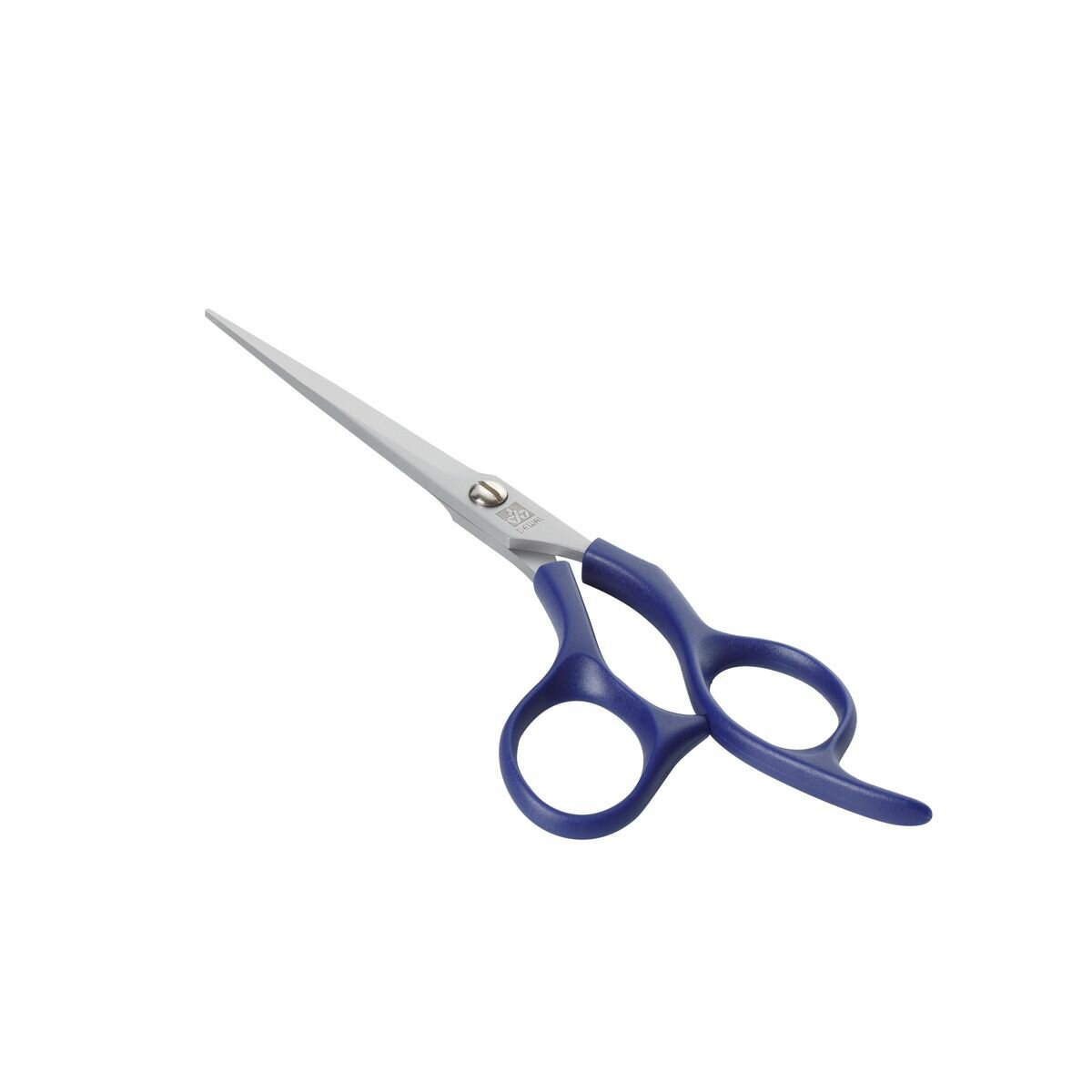 Ножницы парикмахерские профессиональные прямые DEWAL Pro серия EASY STEP, 5,5", с микронасечками, нержавеющая сталь 420J2, синие