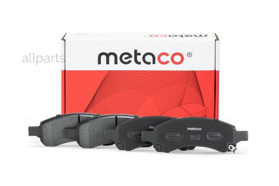 METACO 3000-337 Колодки тормозные передние к-кт Chevrolet Trail Blazer (2001-2010), SAAB 9-7X (2005-2009)