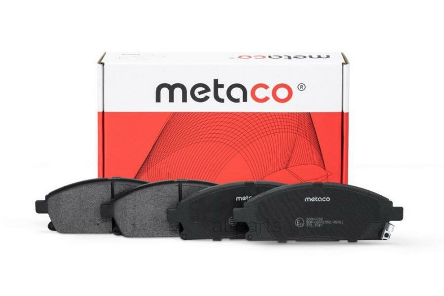 METACO 3000-093 Колодки тормозные передние к-кт Nissan Pathfinder (R51) (2005-2014), Nissan X-Trail (T30) (2001-2006