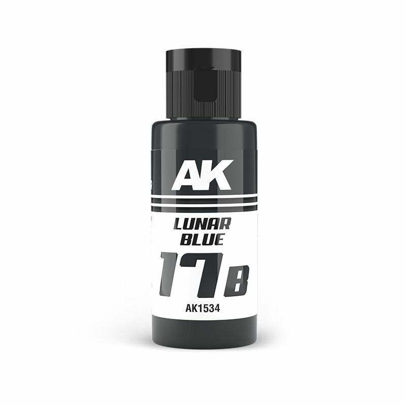 Акриловая краска AK Interactive - 17B - Lunar Blue (60мл)