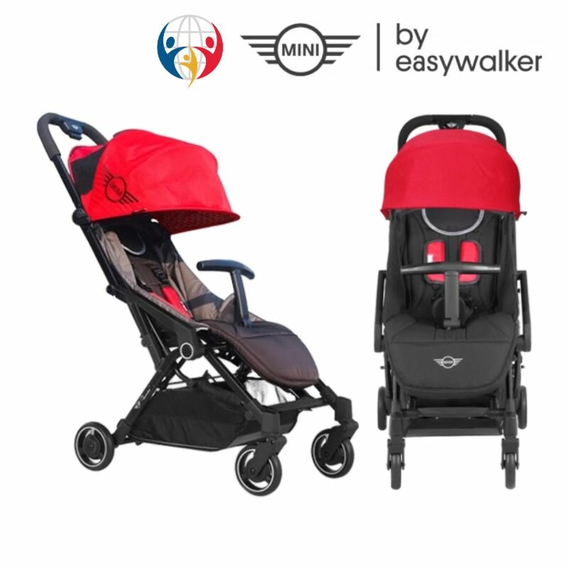 Коляска прогулочная Easywalker mini switch, красный