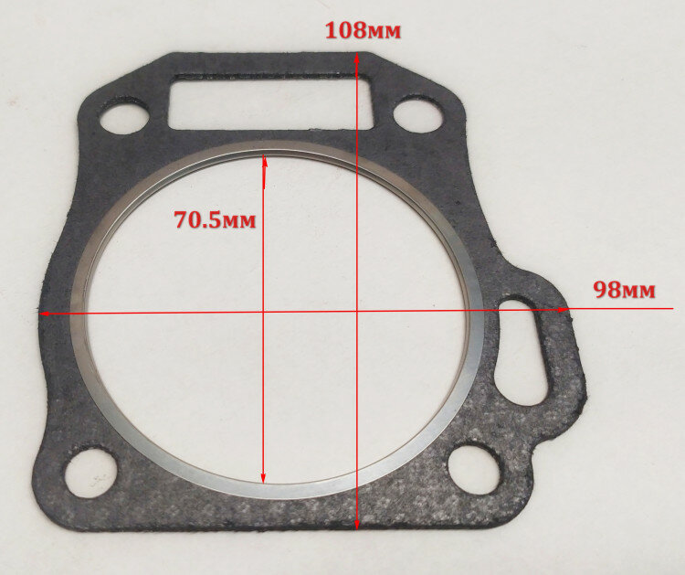 Прокладка головки цилиндра 61/42/757 для двигателя 170F 61/42/757