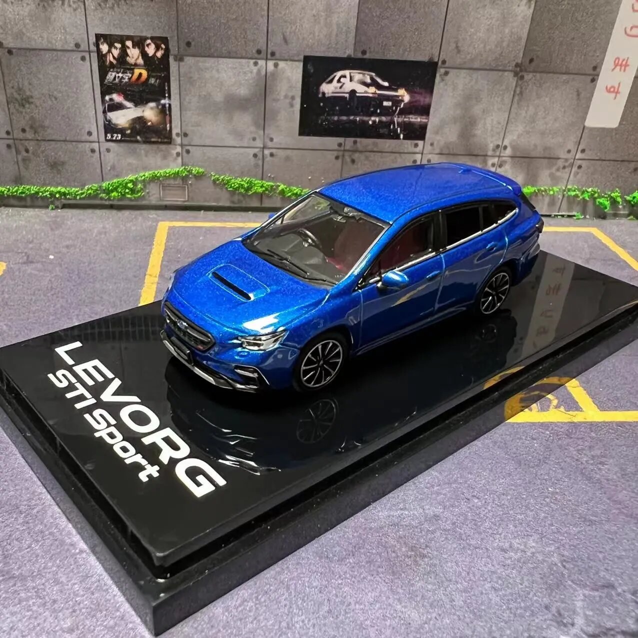 Миниатюрная модель автомобиля из литого металла Субару Левогр STI Спорт модель автомобиля Игрушки 1:64 Subaru Levogr STI Sport