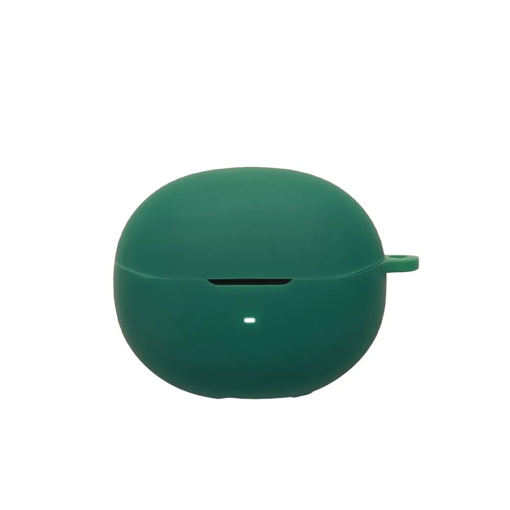 Силиконовый чехол для наушников QCY MeloBuds N70 Dark Green
