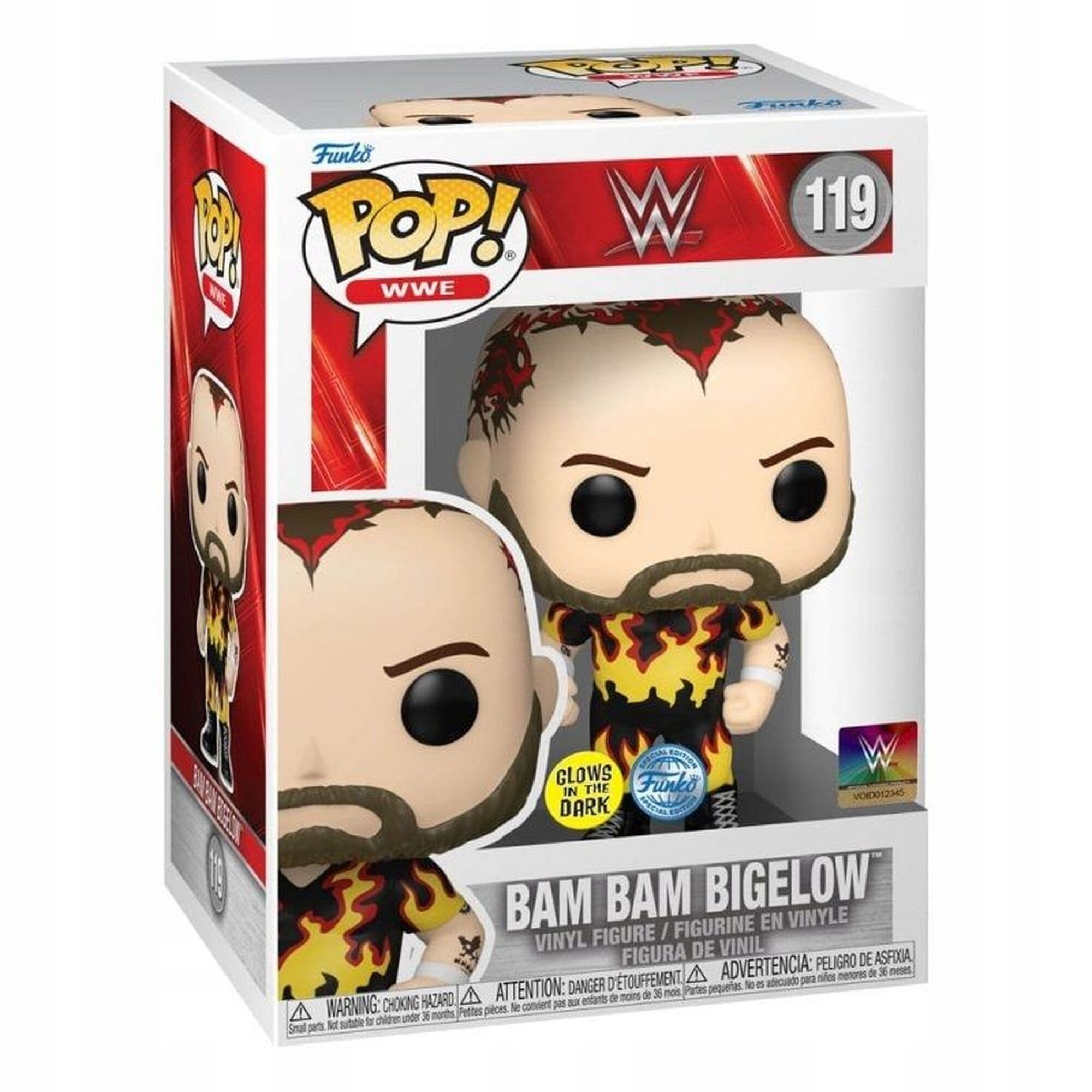 Фигурки Funko Pop WWE - Коллекционная фигурка Bam Bam Bigelow - Фанко 119