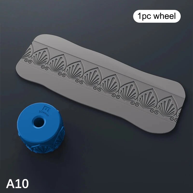 Глиняный штамп-ролик HELTC с геометрическими узорами