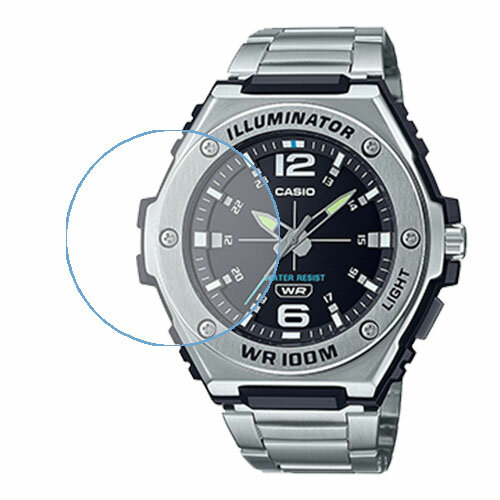 Скрин Мобайл защитный экран для часов Casio MWA-100HD-1AVEF из нано стекло 9H
