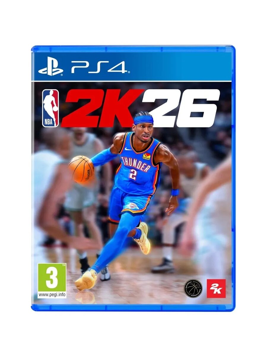 Диск с игрой NBA 2026, NBA2K26 (PlayStation 4, PlayStation 5, английская версия)