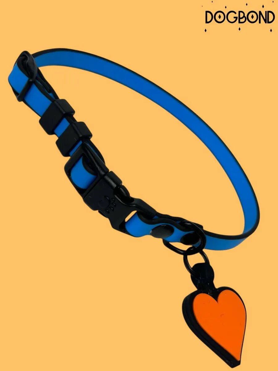 Dogbond Шнурок для адресника из биотана, 10 мм