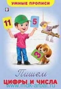 Книга "Пишем цифры и числа"
