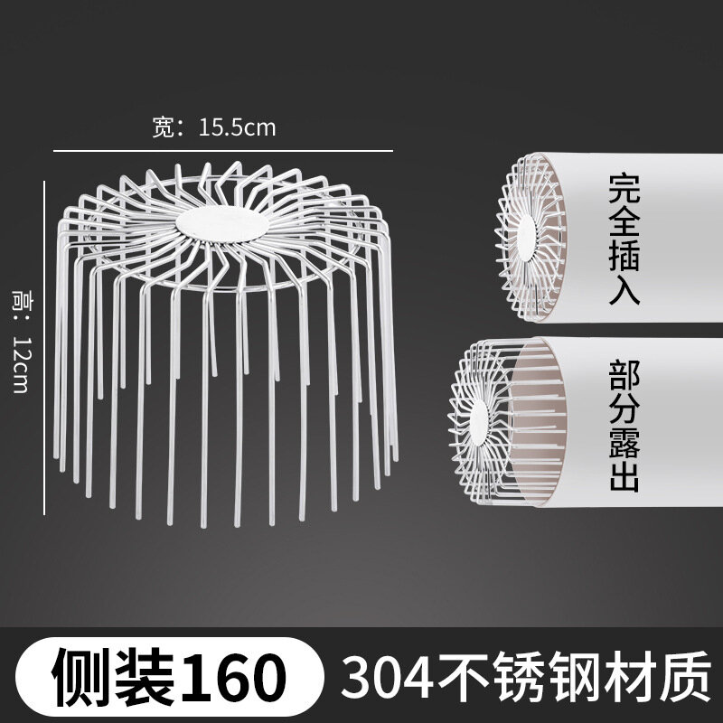 Защитная сетка из нержавеющей стали 304 для дренажных труб, фильтрующая сетка для канализации, круглый противозасорный трап для крыши, защищающий от крыс и змей.