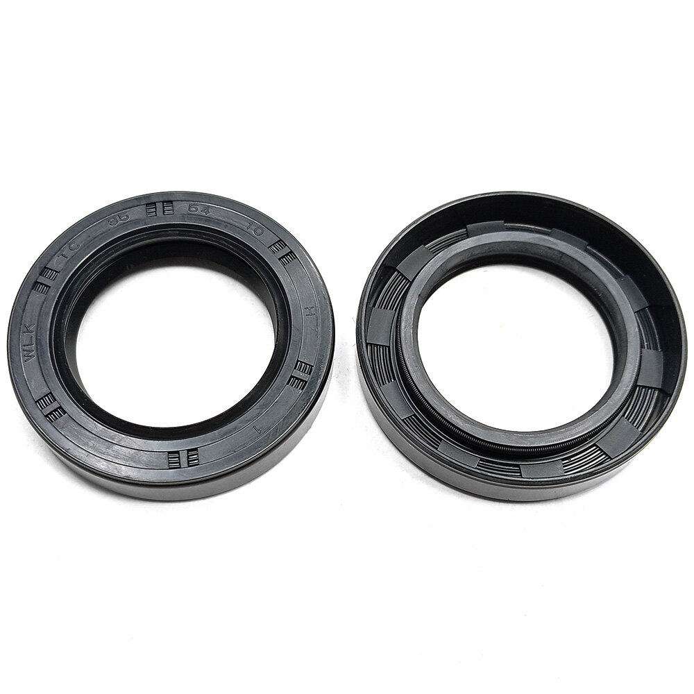 Сальник 35x54x10 TC NBR-70-K/C/C WLK маслобензостойкий с пыльником (манжета армированная)