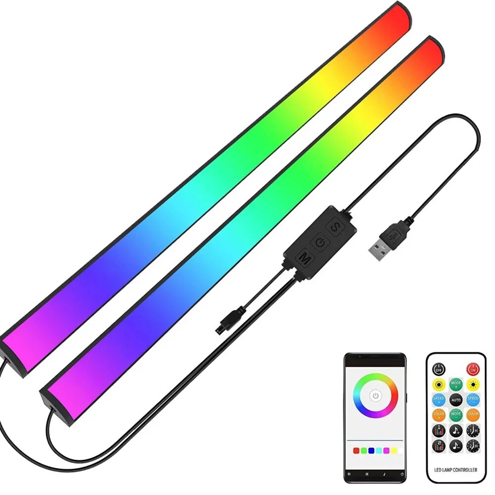 RGB световая панель 2 в 1 с пультом