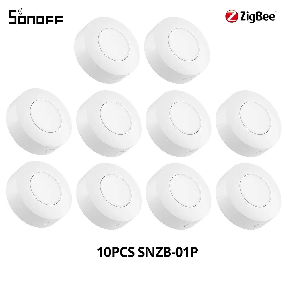 SONOFF SNZB-01P Беспроводной интеллектуальный переключатель Zigbee SNZB-01P(10PCS)