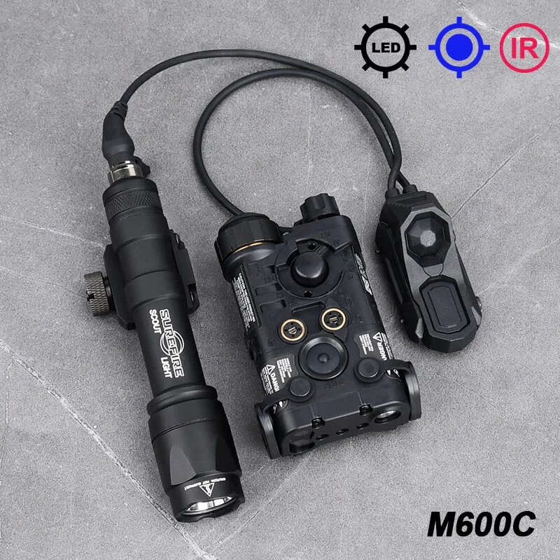 WADSN M600C тактический фонарь, цвет BK Blue