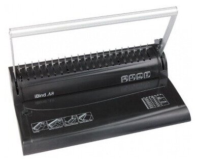 Переплетчик Gladwork iBind A8 (IBIND A8) A4/перф.8л. сшив/макс.145л./пластик. пруж.-16мм)