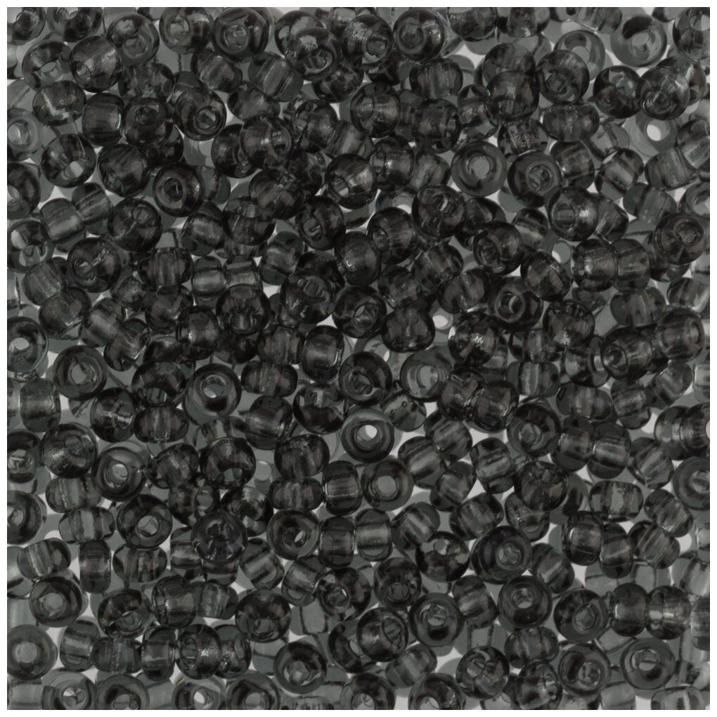 Бисер для рукоделия 50 г Чехия Gamma круглый 2 10/0 2.3 мм B107 серый (40010)