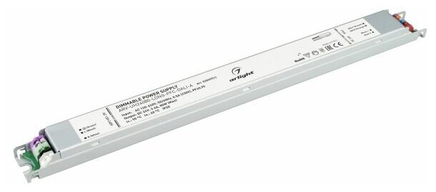 Блок питания ARV-UH24080-LONG-PFC-DALI-A (24V, 3.4A, 80W) (Arlight, IP20 Металл, 7 лет) 028357(1)