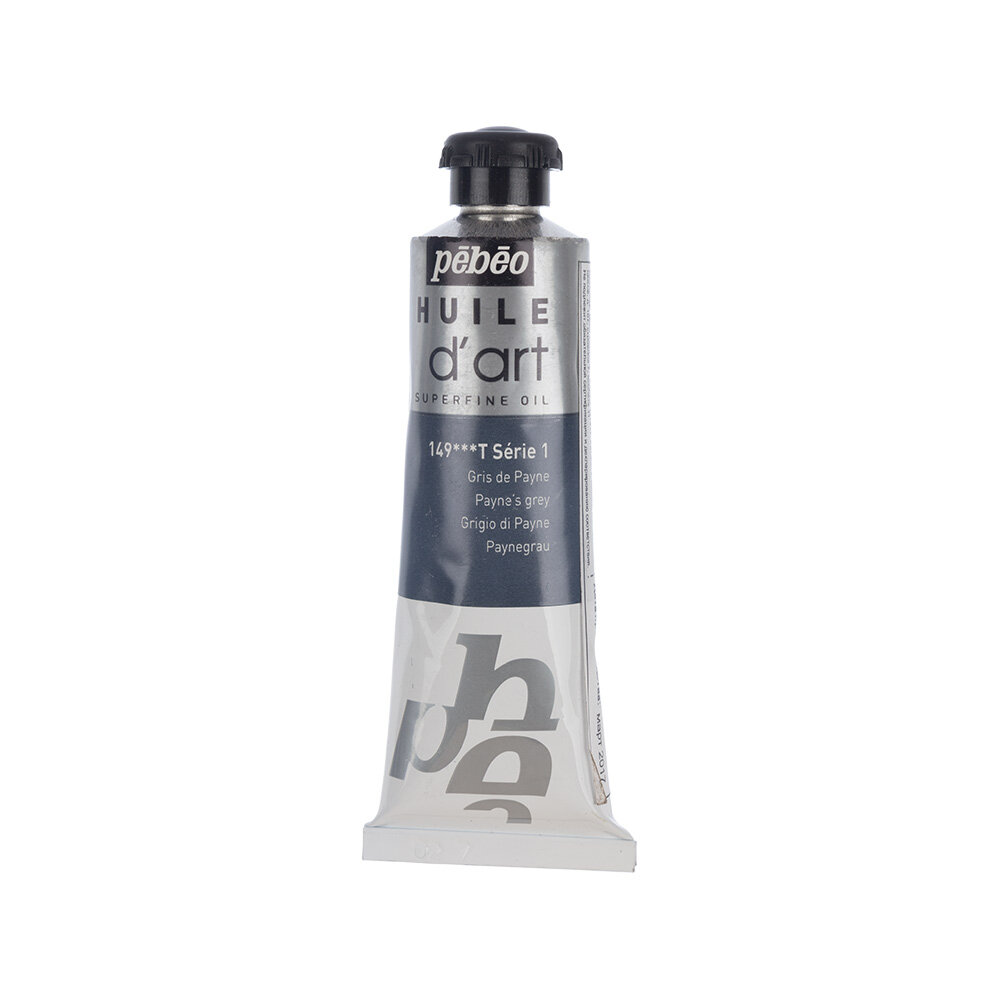 Краска масляная "PEBEO" super fine d'Art №1 37 мл 014149 серый Пейна
