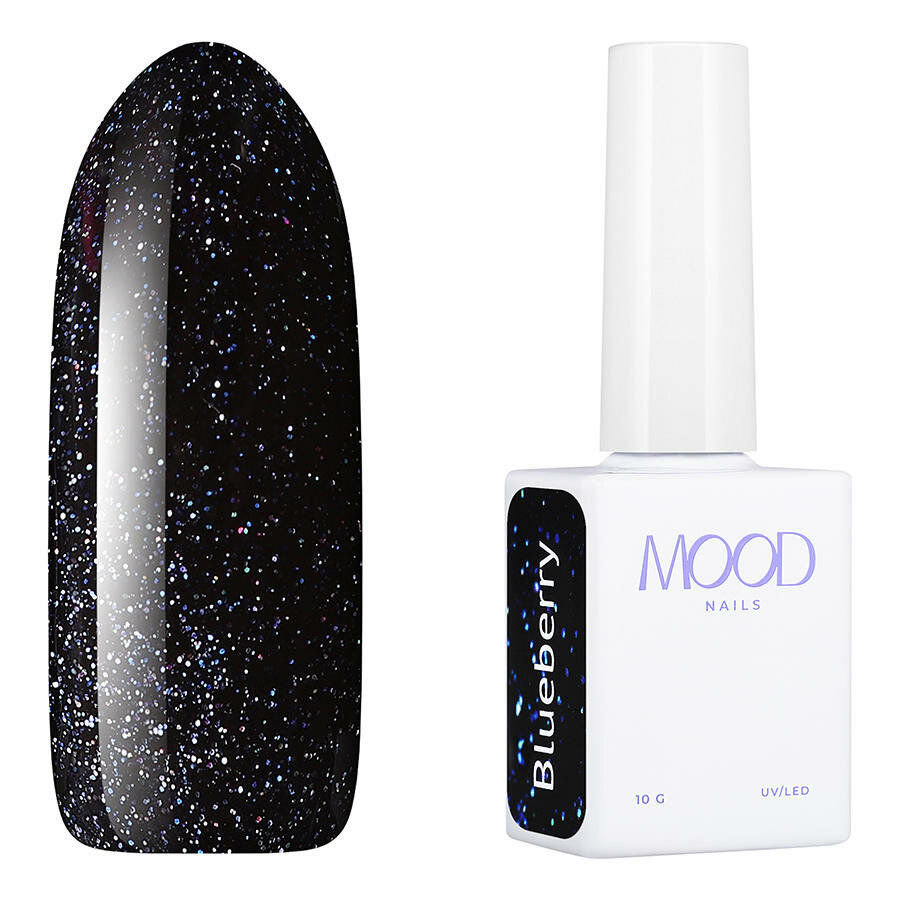 Гель-лак, MOODNAIL, Gel-polish Blueberry, 10 г