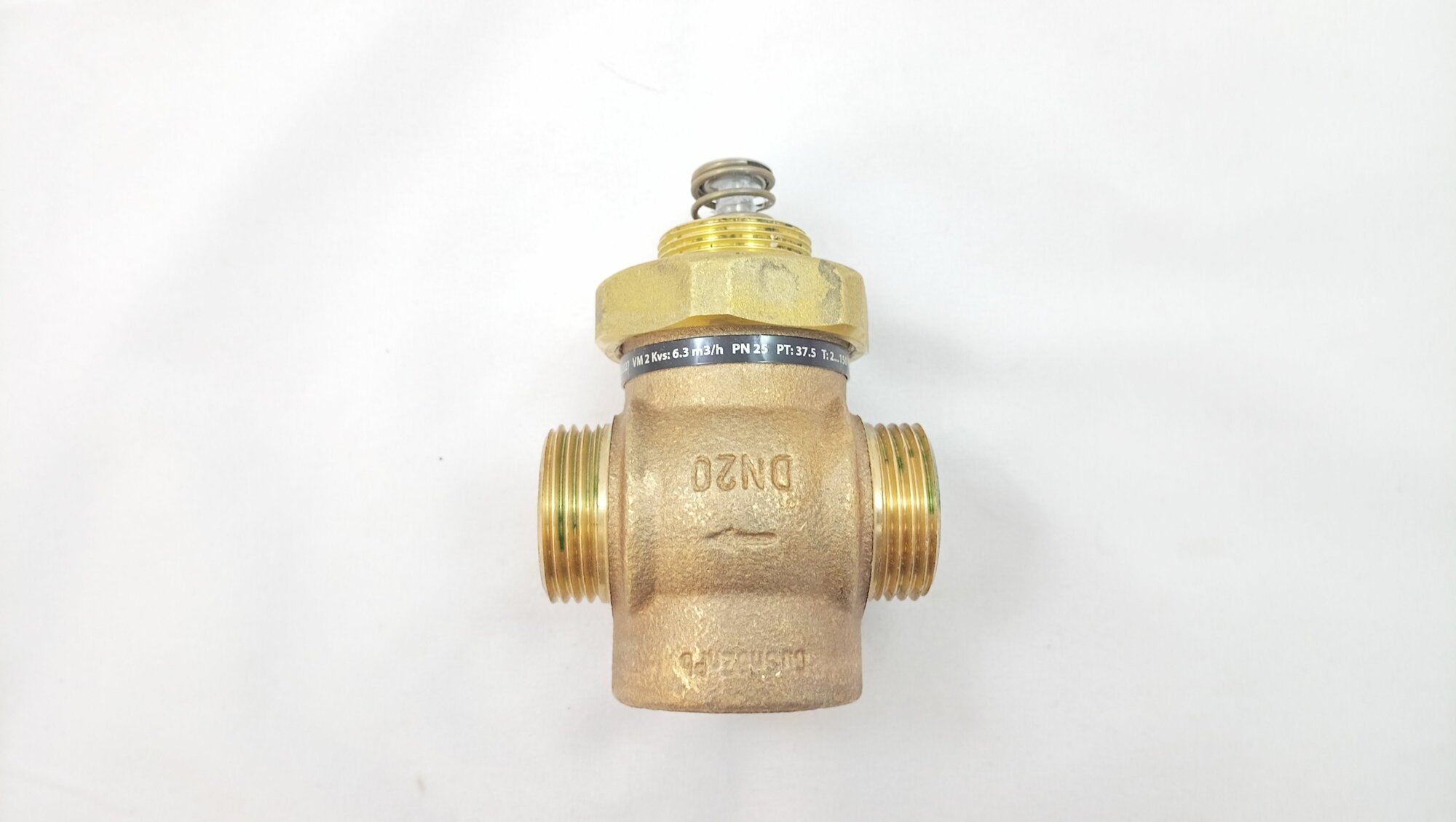 065B2027 Клапан седельный двухходовой VM 2, Ду 20 мм, kvs 6,3 м3/ч, Py 25 бар, Тмакс 150С, внешняя резьба, ход штока 7 мм