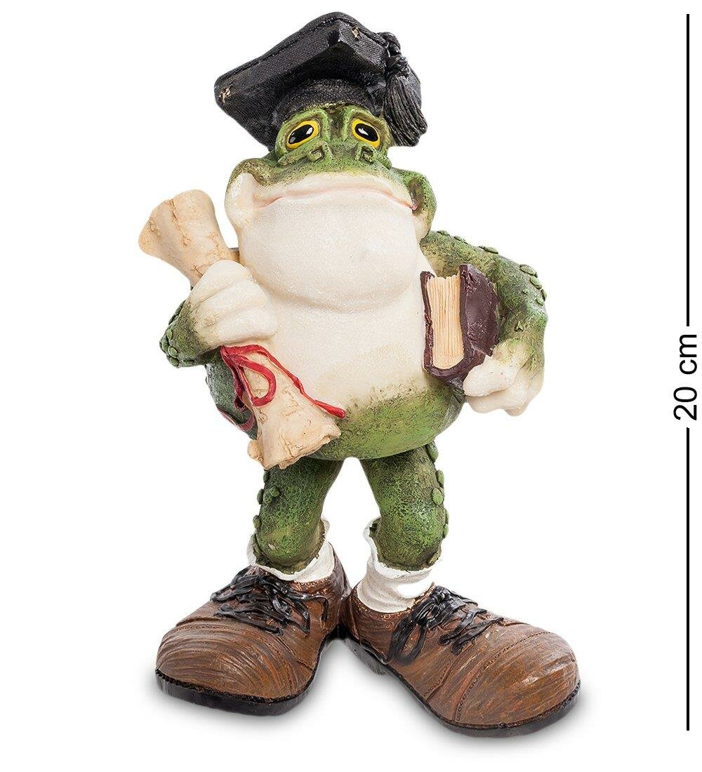 Фигура-болванчик Лягушка Бакалавр Фрогги (Sealmark) A2017562 Sealmark, Полистоун