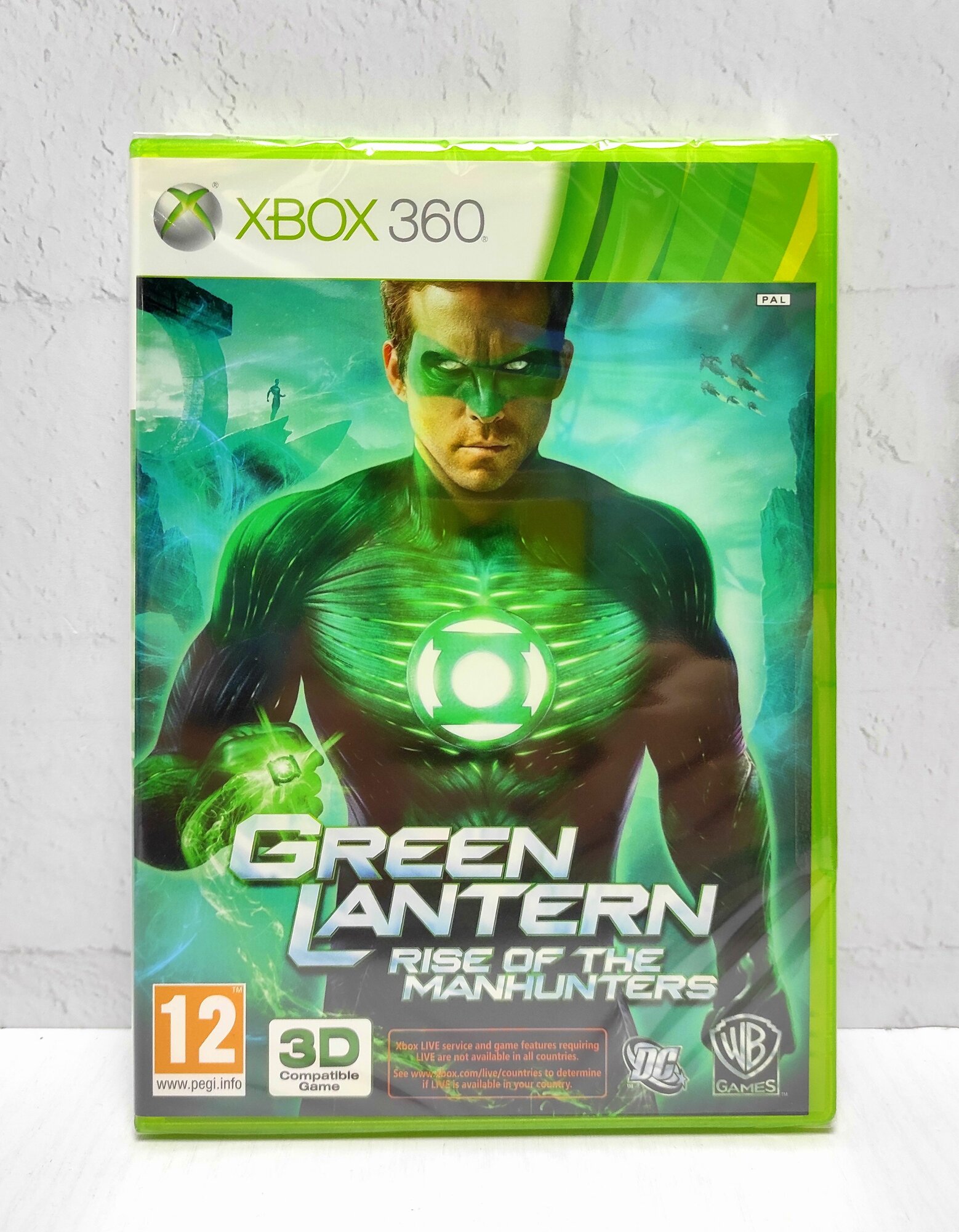 Green Lantern Rise of the Manhunters Зеленый Фонарь Английский язык Видеоигра на диске Xbox 360. Товар уцененный