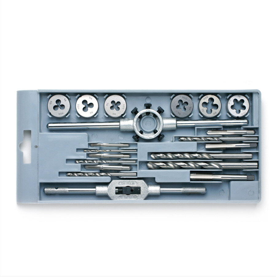 Набор метчиков и плашек HSSG M3-M10 DIN 352/223 20 предметов 00706050 GSR (Германия)