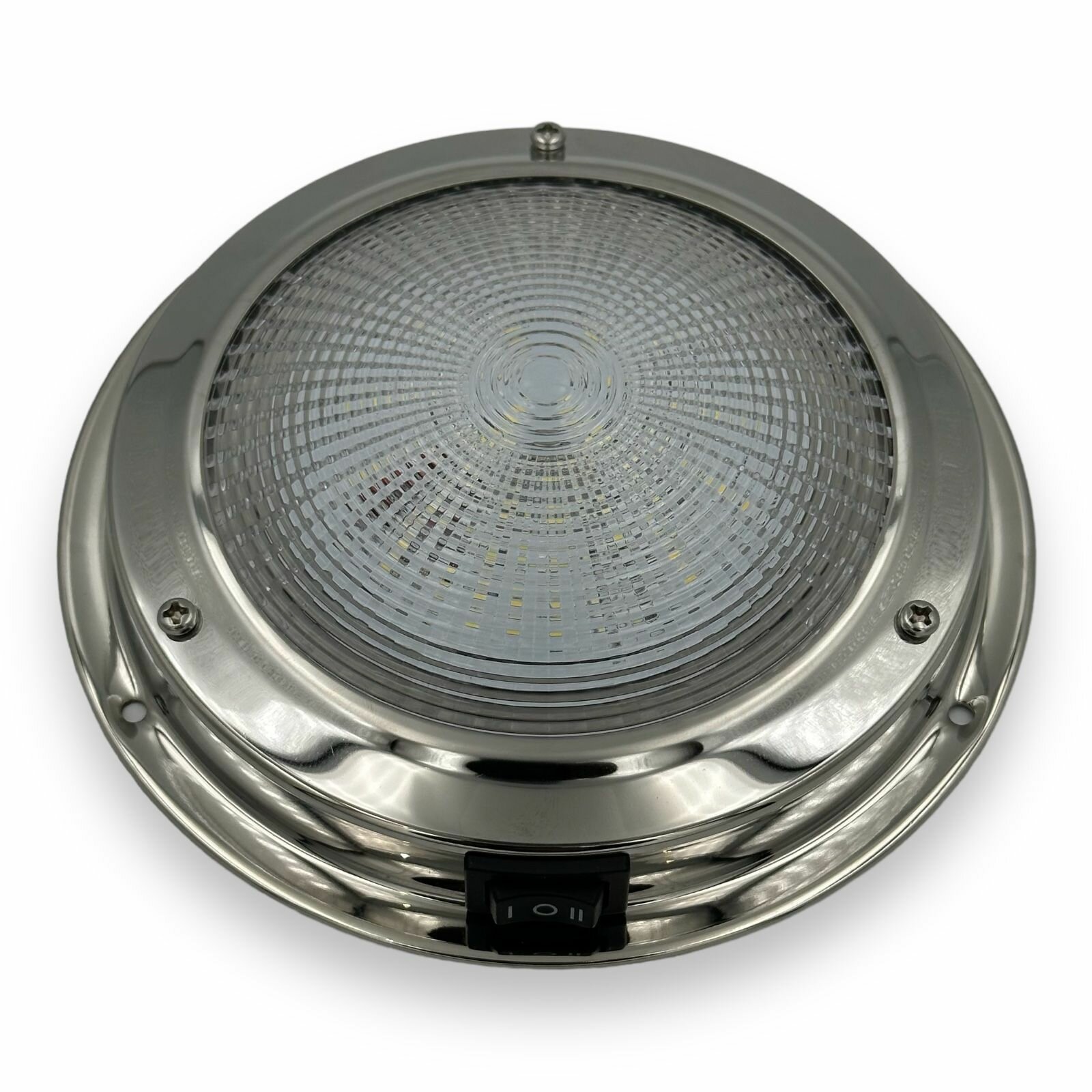 Светодиодный потолочный светильник 4" LM-012024, DC 12V, двухцветный 3.7W белый, 1.8W красный, SUS304, вкл/выкл