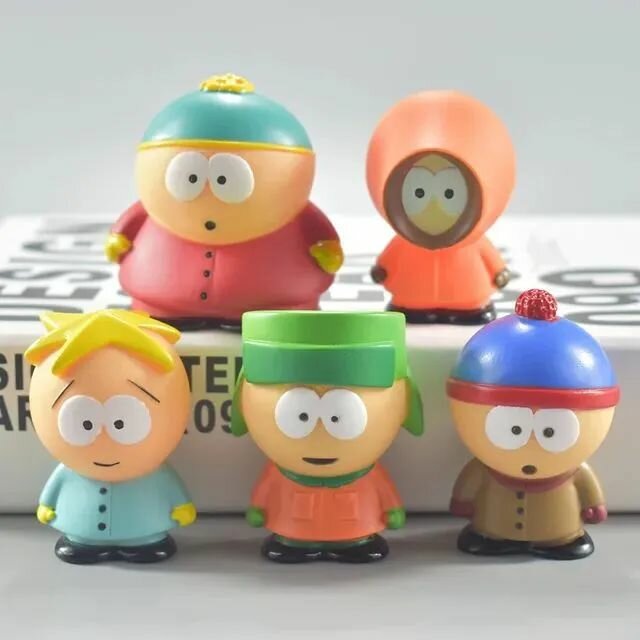 Фигурки Южный Парк / набор фигурок South Park / Стэн , Кайл , Кенни , Картман , Баттерс