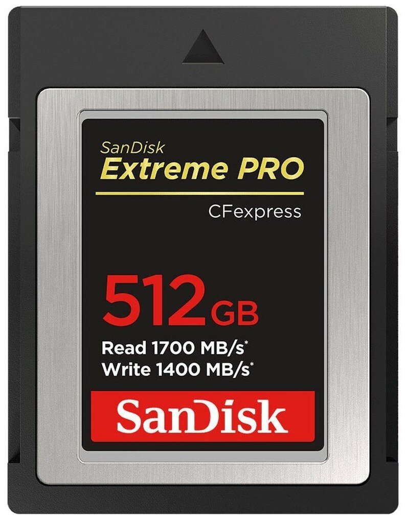 Карта памяти Sandisk Extreme Pro CFExpress Type B 512Gb 1700/1400 Mb/s