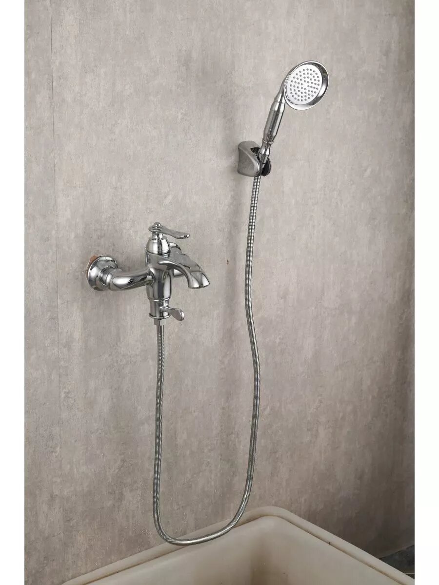 Смеситель для ванны Gappo G3269 с лейкой, латунь, PVD-покрытие, хром