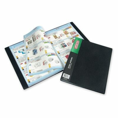 Папка демонстрационная на 30 карманов Attache KT-30/07, А4, черная 50843