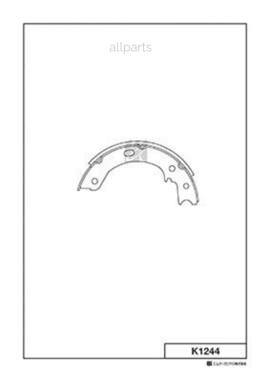 KASHIYAMA K1244 K1244 колодки ручника !\ Iveco Daily II 29 L9/11/35 S/C11 99>