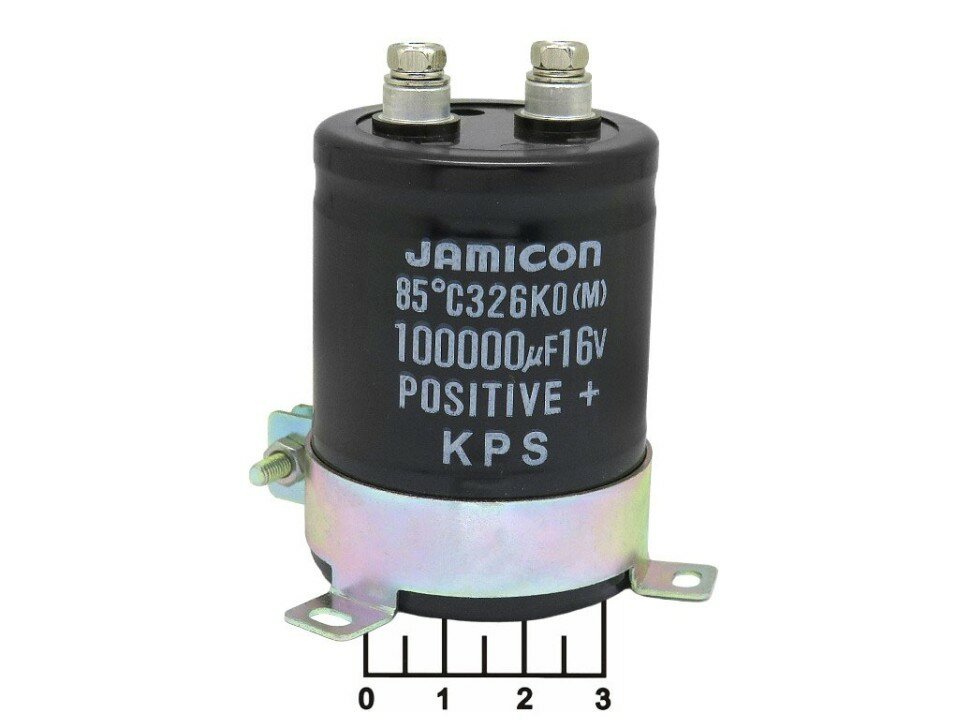 Конденсатор электролитический ECAP 100000 мкФ 16В 100000/16V 5170 85C (KPS)