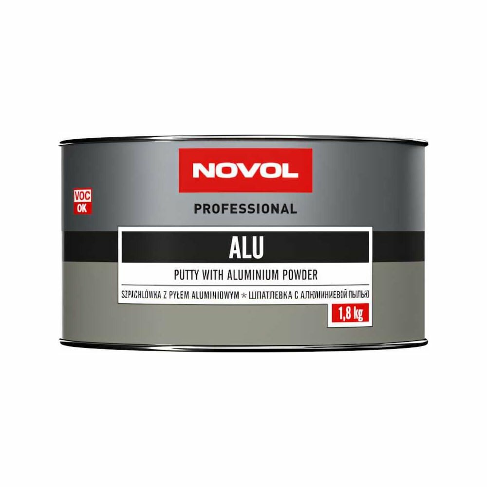 Шпатлевка Novol ALU с алюминием 1.8 кг X6124253