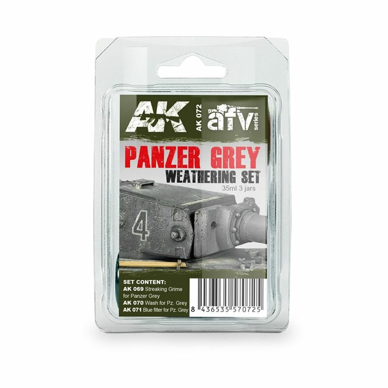 Набор красок AK Interactive Early Panzers Weathering Set