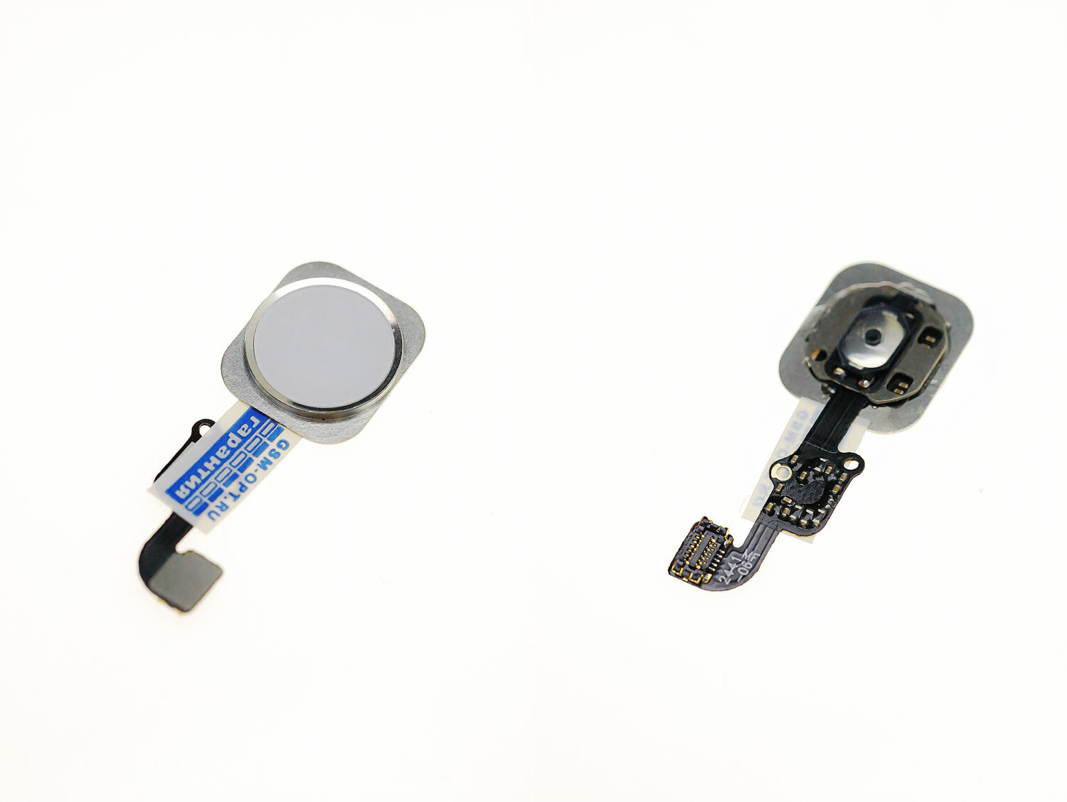 Кнопка HOME для iPhone 6/ 6 Plus на шлейфе, с клавишей, белый