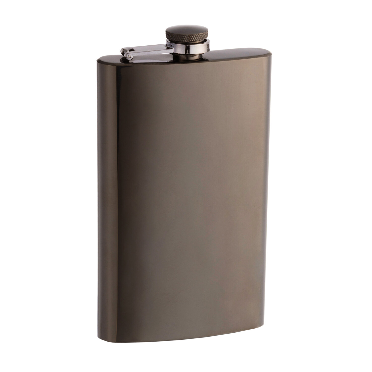 Фляга S.Quire 0,27 л, сталь, черная, глянцевая, шт