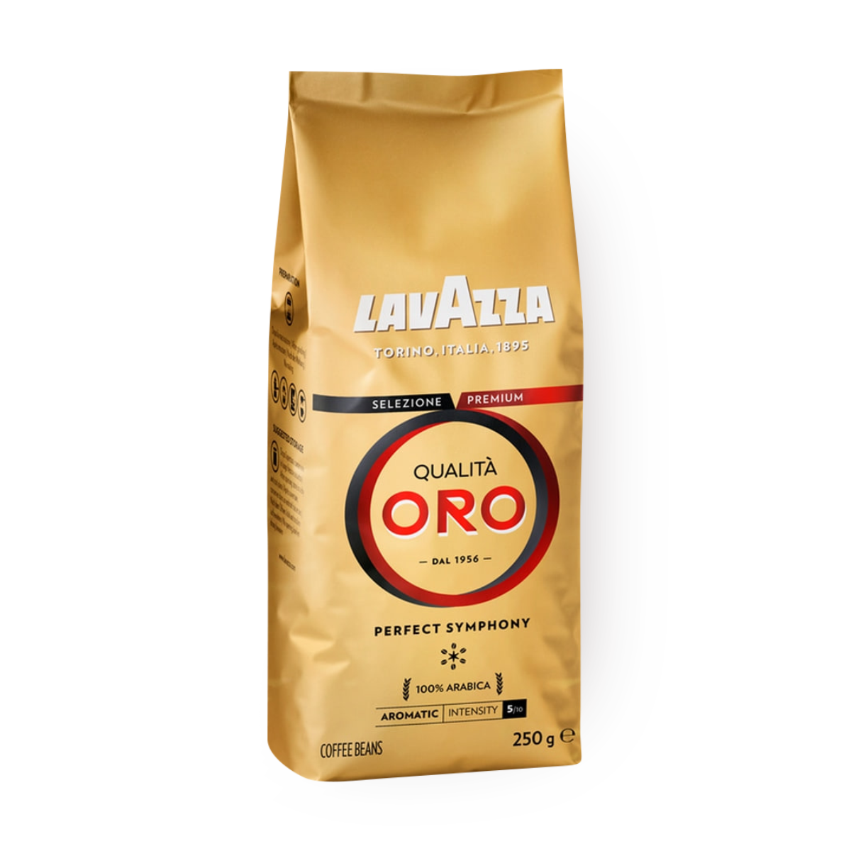 Кофе в зёрнах Oro Lavazza 100% арабика, средняя обжарка, дойпак 250 гр
