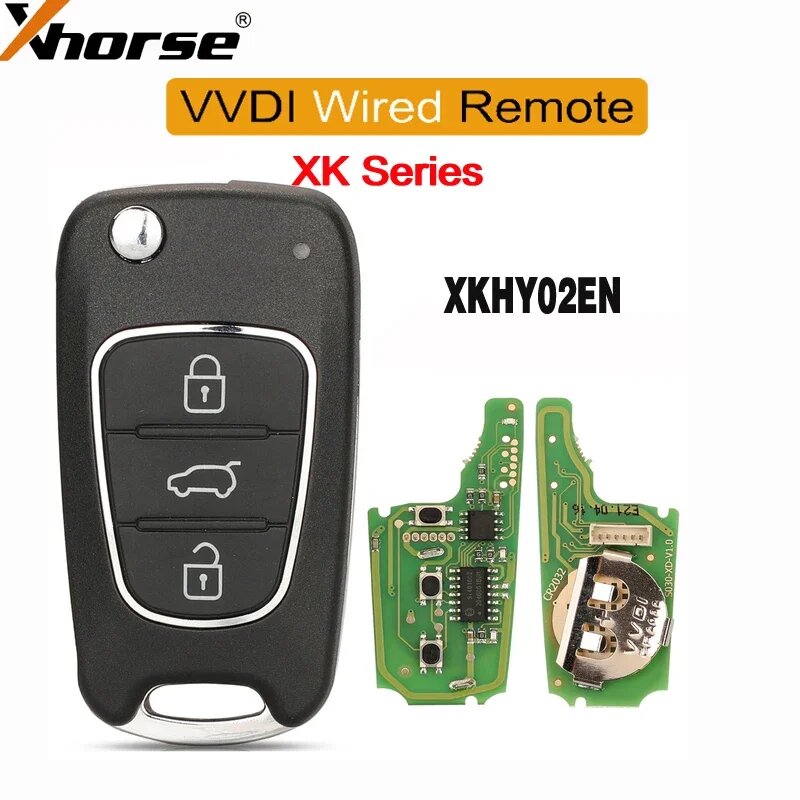 YOUBBA 1/2/5/10 шт. Оригинальный Универсальный проводной дистанционный ключ Xhorse VVDI XKHY02EN для Lexus Style VVDI2 Tool XK Series 5PCS