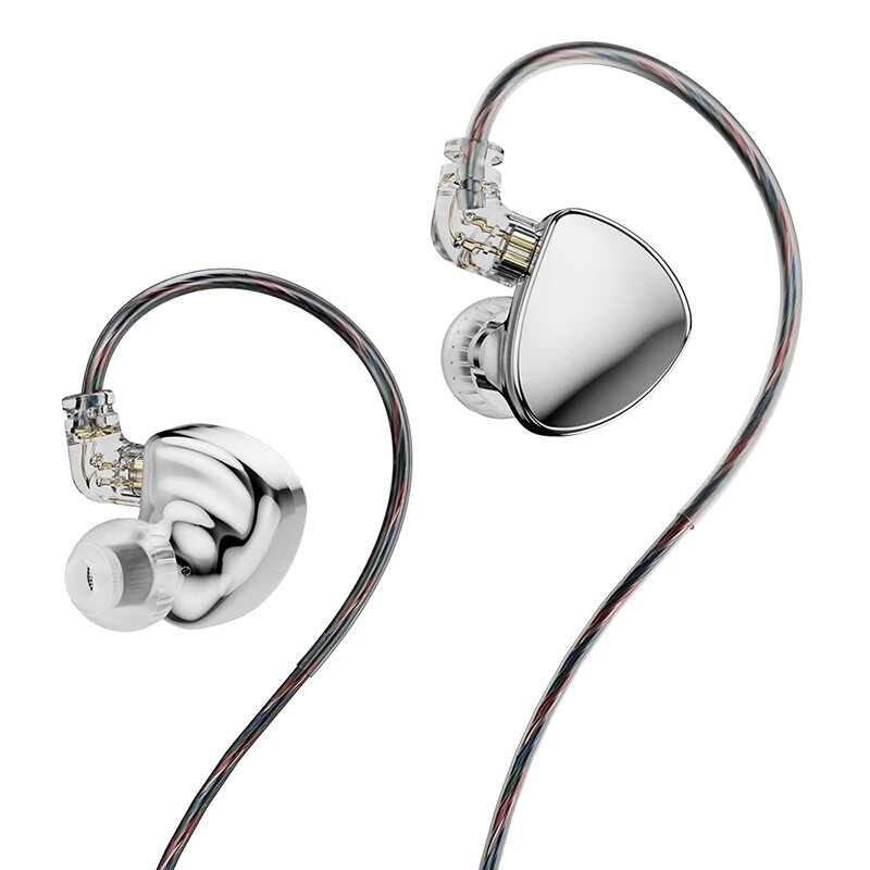 TRN MT5 Silver внутриканальные наушники, 3.5 No mic