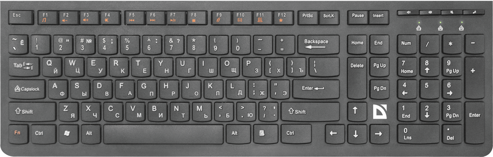 Клавиатура для компьютера беспроводная ULTRAMATE SM-535 RU