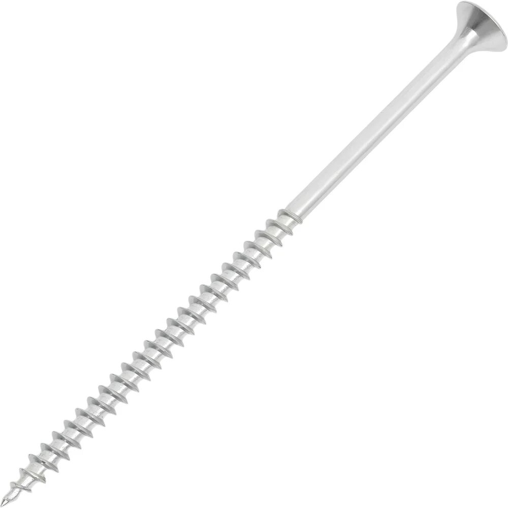 Саморезы Gigant потайные цинковые с острым наконечником и шлицем Pozidriv PZ2, сталь, 5x100, 100 шт артикул