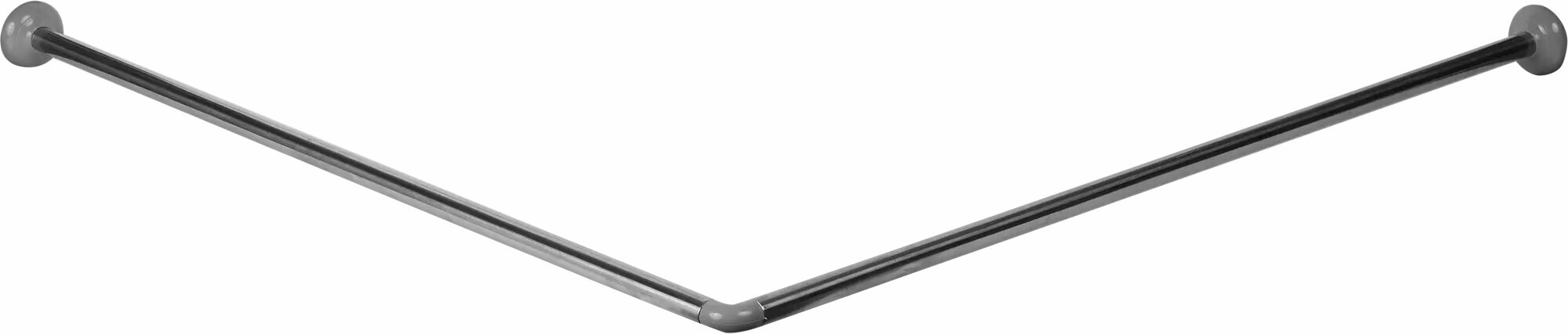 Карниз для ванной Vidage угловой 90x90 см цвет хром