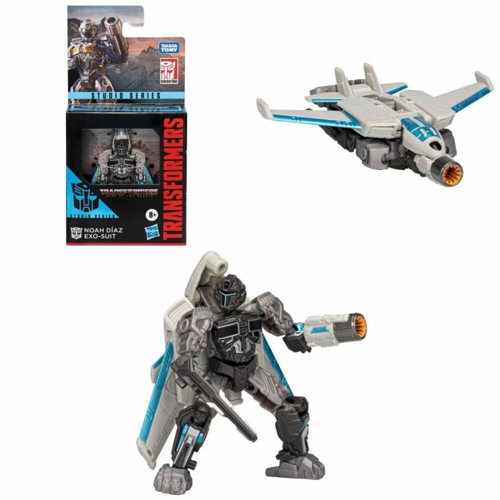 Трансформеры Hasbro Игрушка Studio Series Core Transformers: Rise of the Beasts Noah D az Exo-Suit 3,5 дюйма (8,9 см) F7491