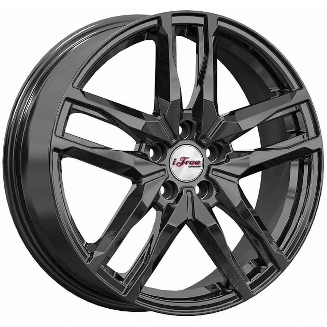 Колесный диск iFree Бомбей (КС1075) 6,5x18 5x112 ET45 57,1 BK литой для автомобиля