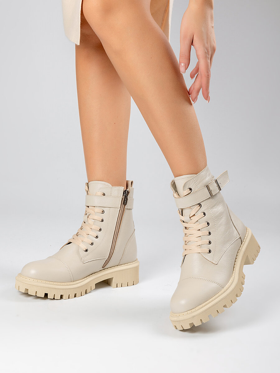 Ботинки берцы утепленные натуральная кожа